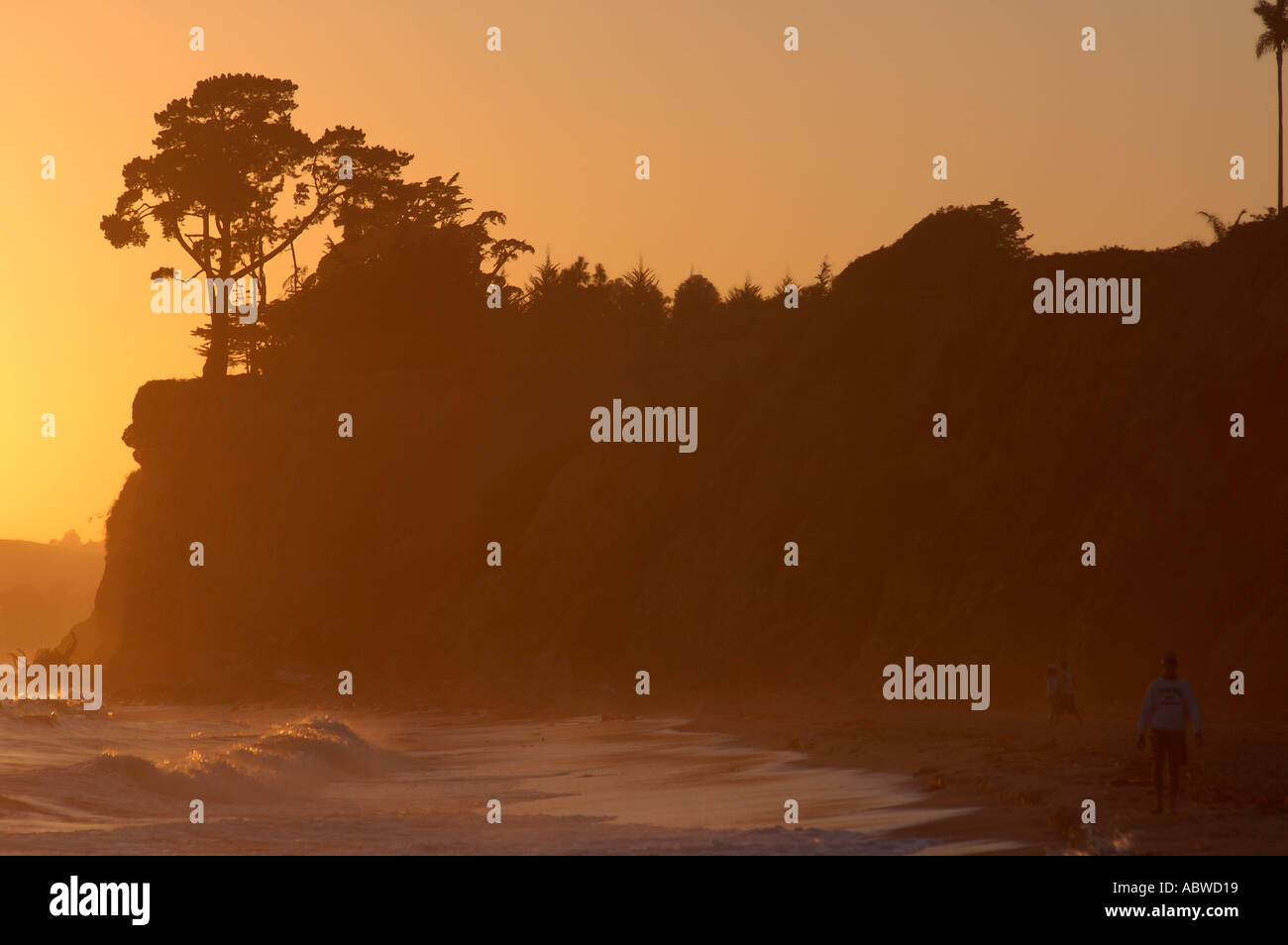 Butterfly Beach Sunset Stock Photo - Alamy