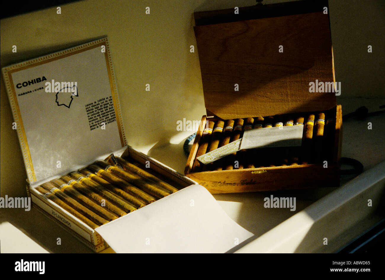 Box of Cohiba Cuban cigars Stock Photo - Alamy