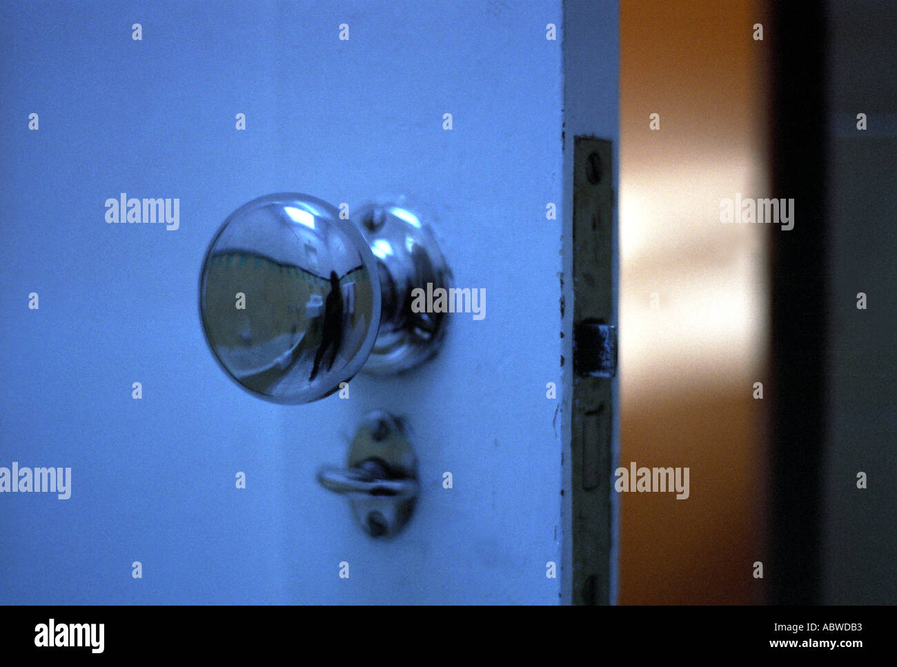Half open door Stock Photo - Alamy