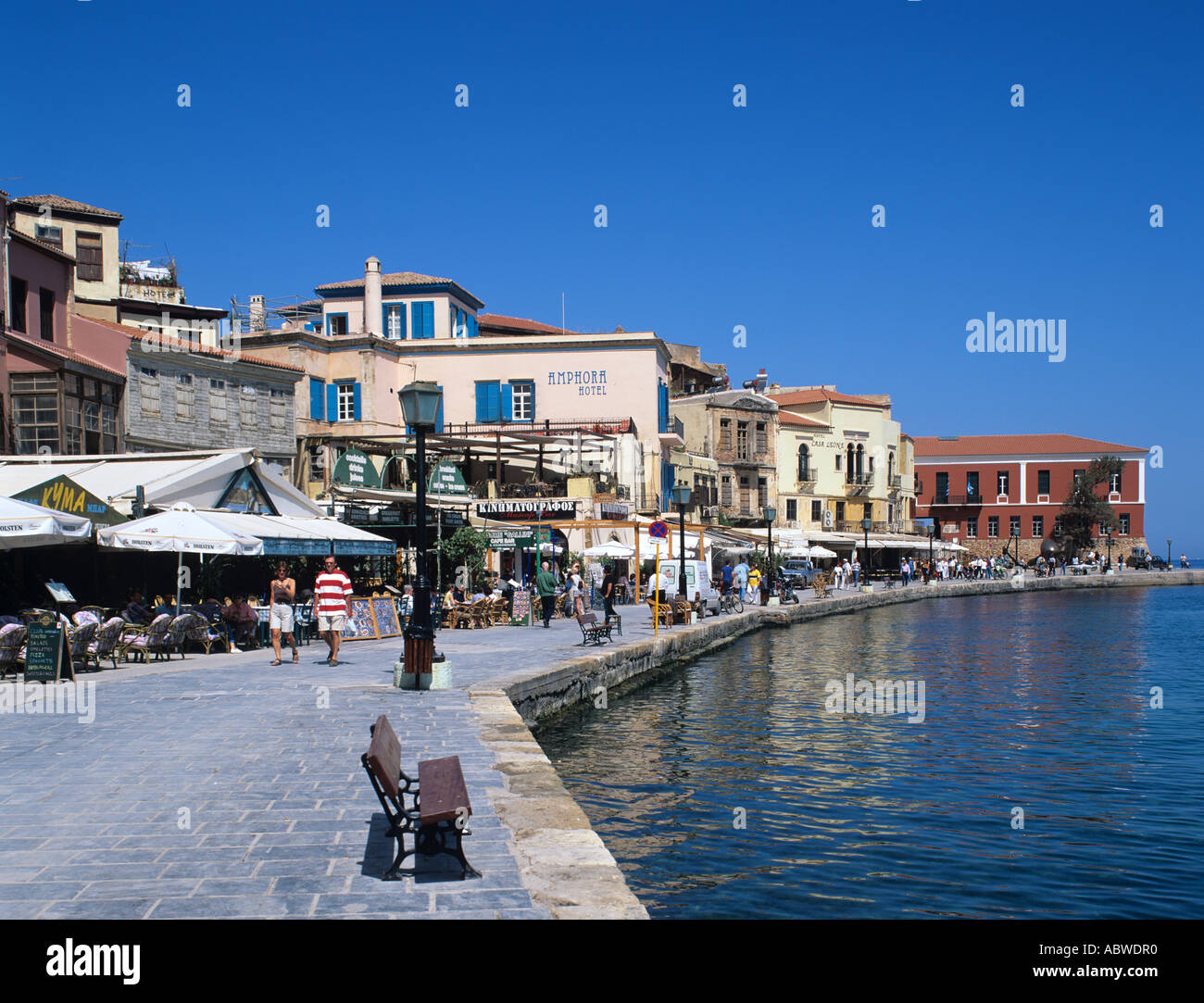 Greece Kreta Crete Chanion Chania Hania Stock Photo - Alamy