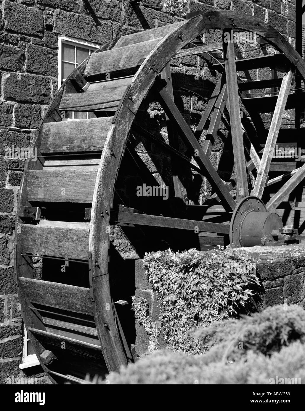 Waterwheel mill isolated hi-res stock photography and images - Alamy