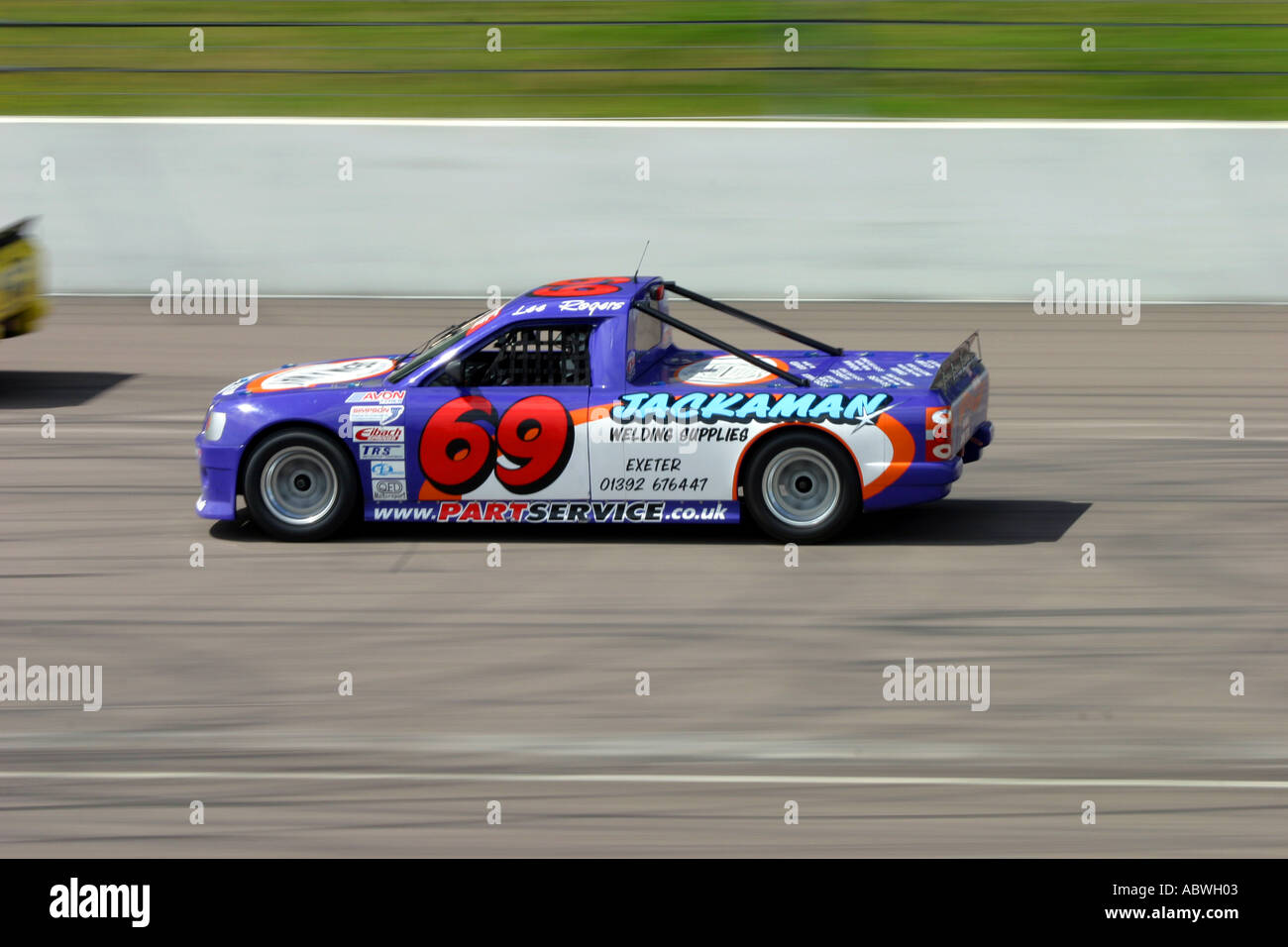 Racing pick up trucks Stock Photo - Alamy