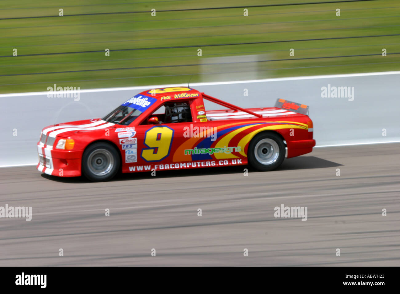 Racing pick up trucks Stock Photo - Alamy