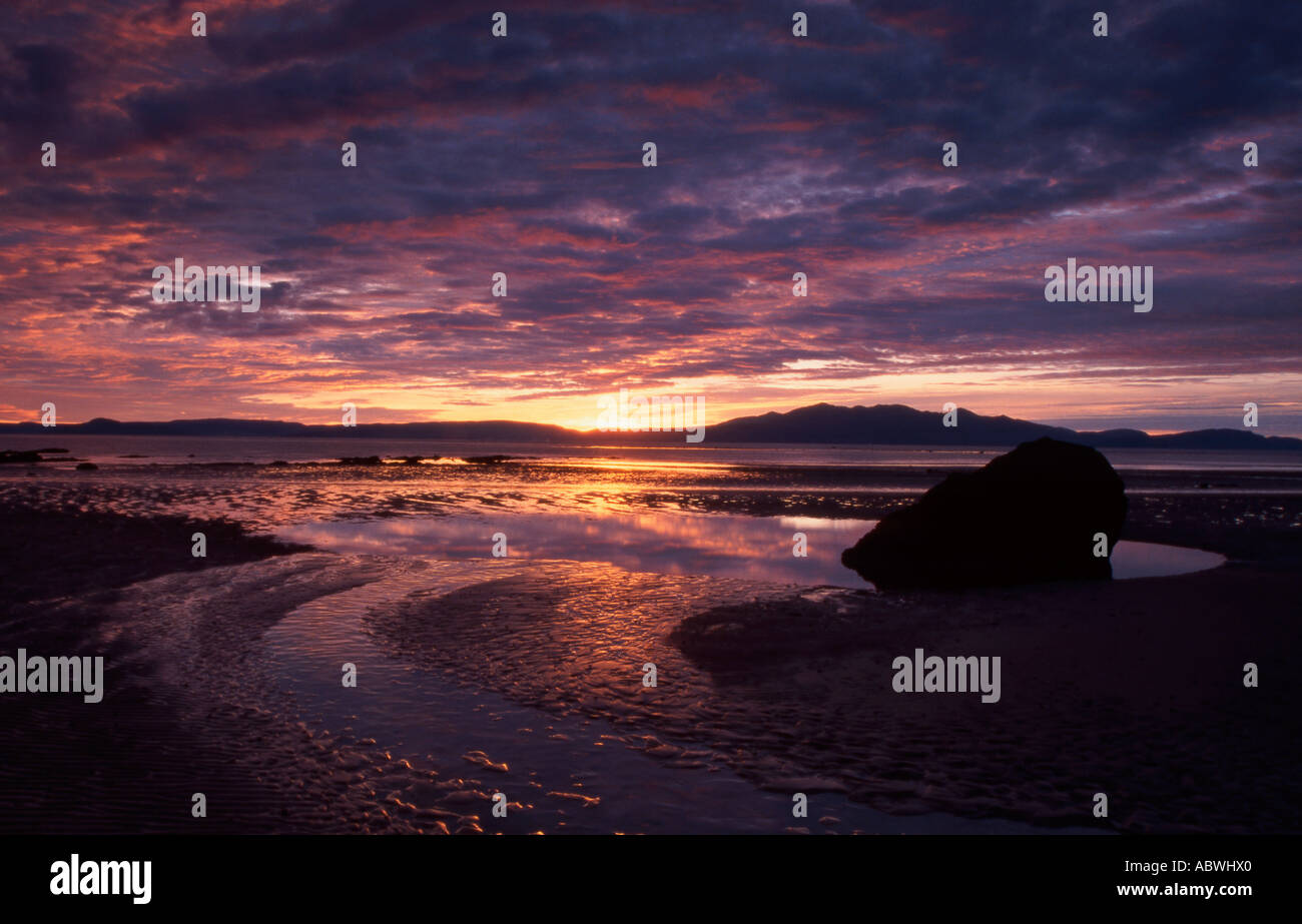 Sunset over arran hi-res stock photography and images - Alamy