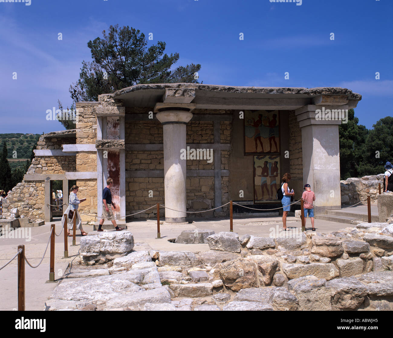Greece Kreta Crete Knossos Stock Photo - Alamy
