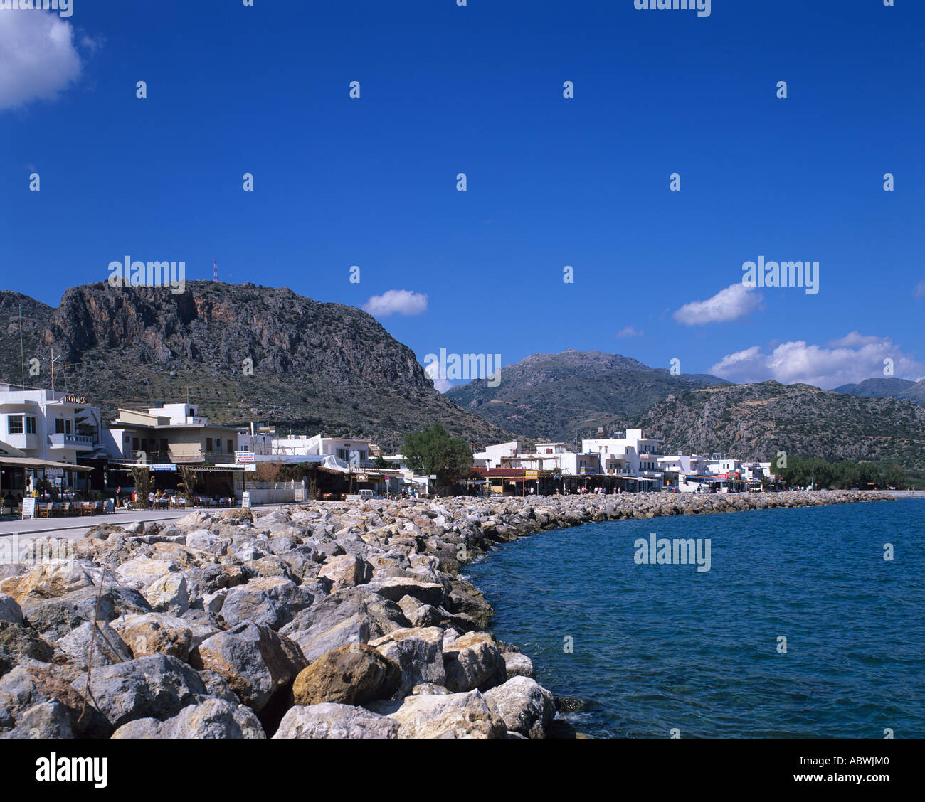 Greece Kreta Crete Paleochora Stock Photo - Alamy