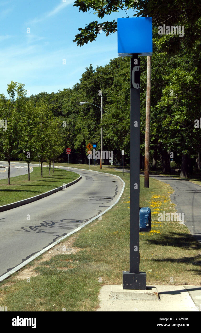 Emergency callbox hi-res stock photography and images - Alamy