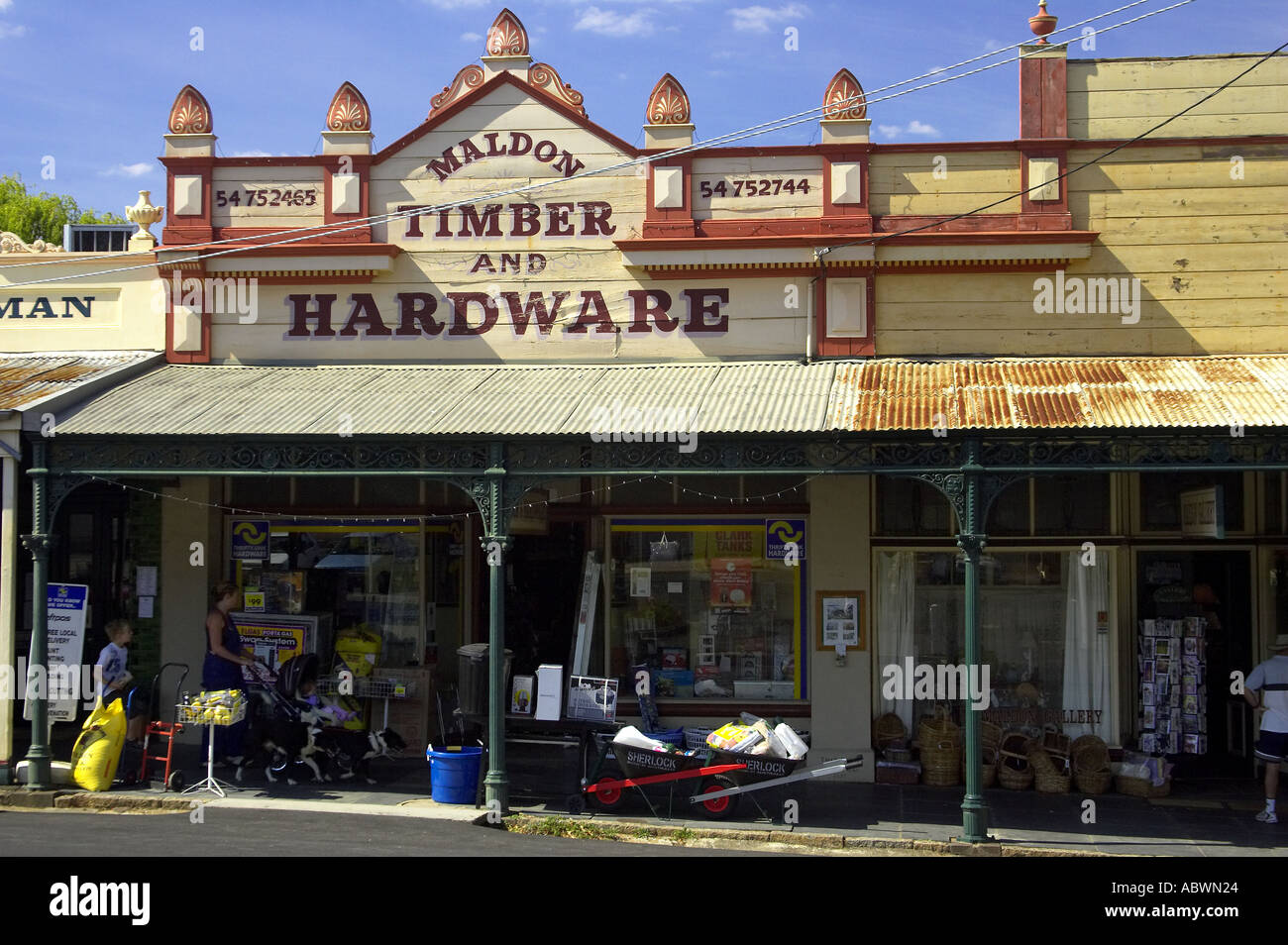 Maldon Timber and Hardware Merchant Main Street Maldon Victoria ...