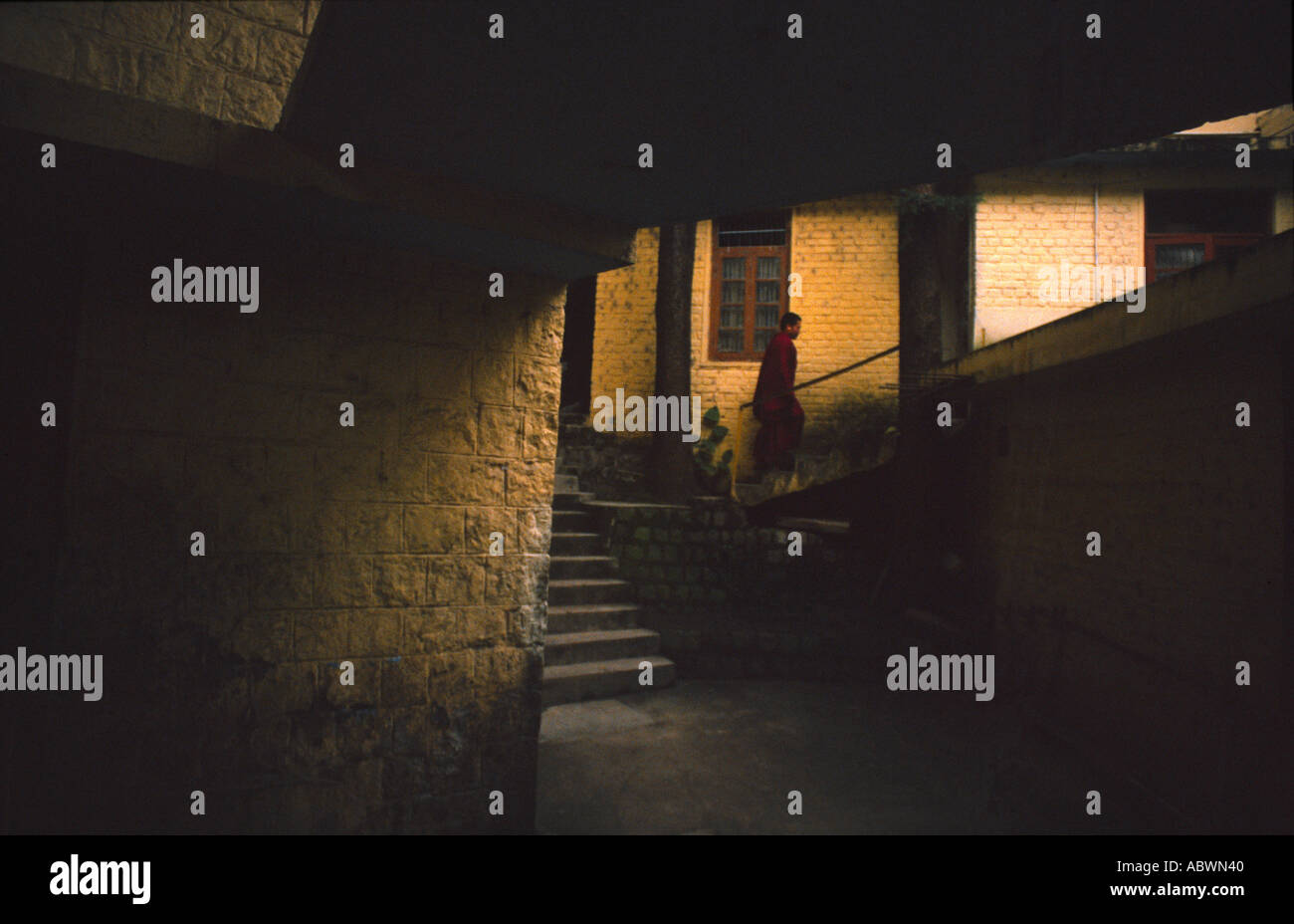 Monestary stairs hi-res stock photography and images - Alamy