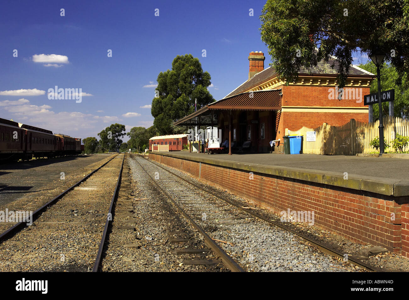 Historic Railway Station Maldon Victoria Australia Stock Photo - Alamy