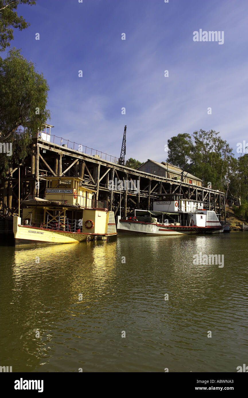 Alexander Arbuthnot and Pevensey Riverboats Murray River Port of Echuca ...