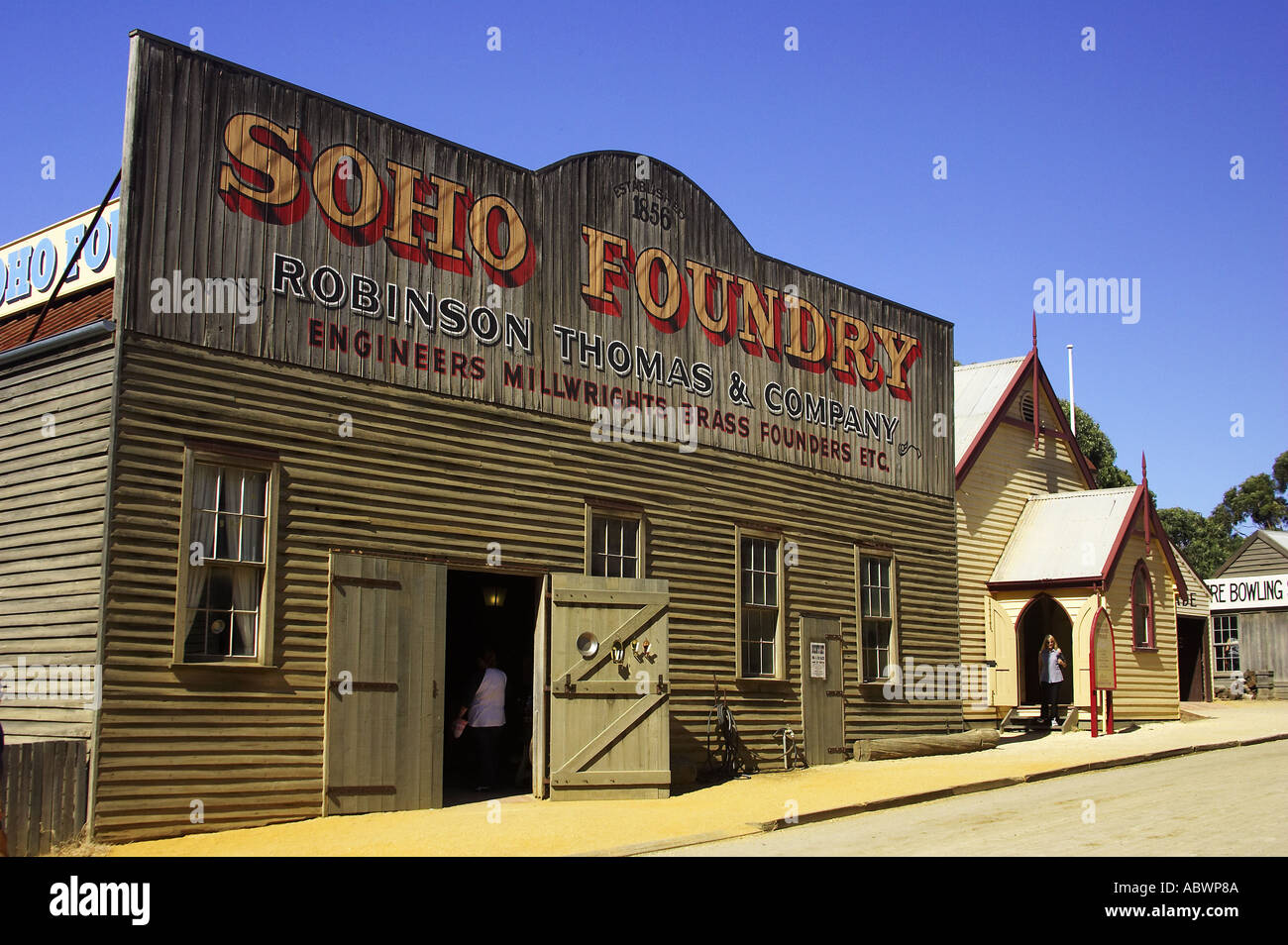 Soho Foundry Sovereign Hill Ballarat Victoria Australia Stock Photo - Alamy