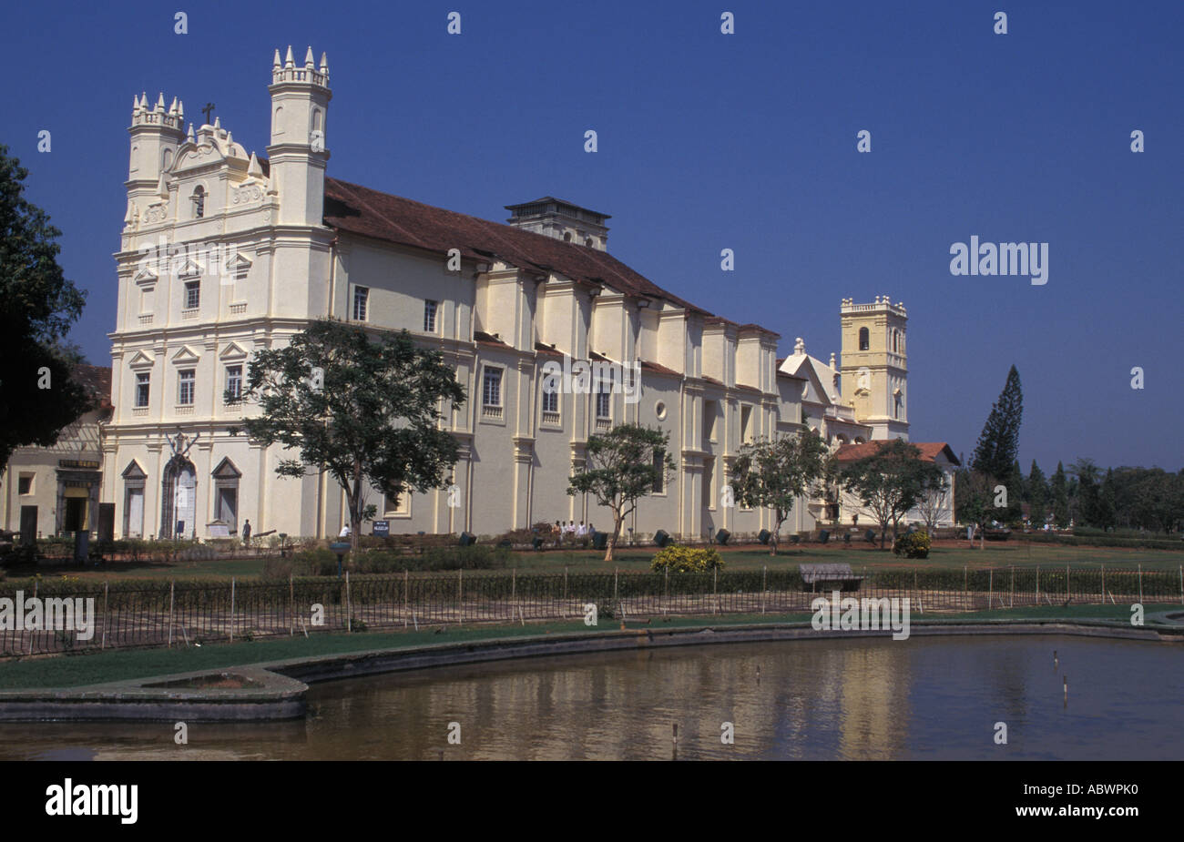 Se Cathedral dedicated St Catherine Old Goa India Stock Photo - Alamy