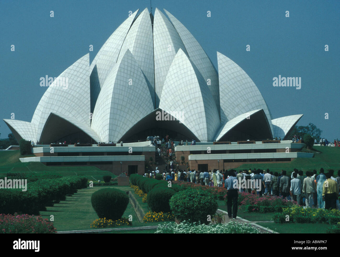 Bahai or Lotus Temple New Delhi India Asia Stock Photo - Alamy