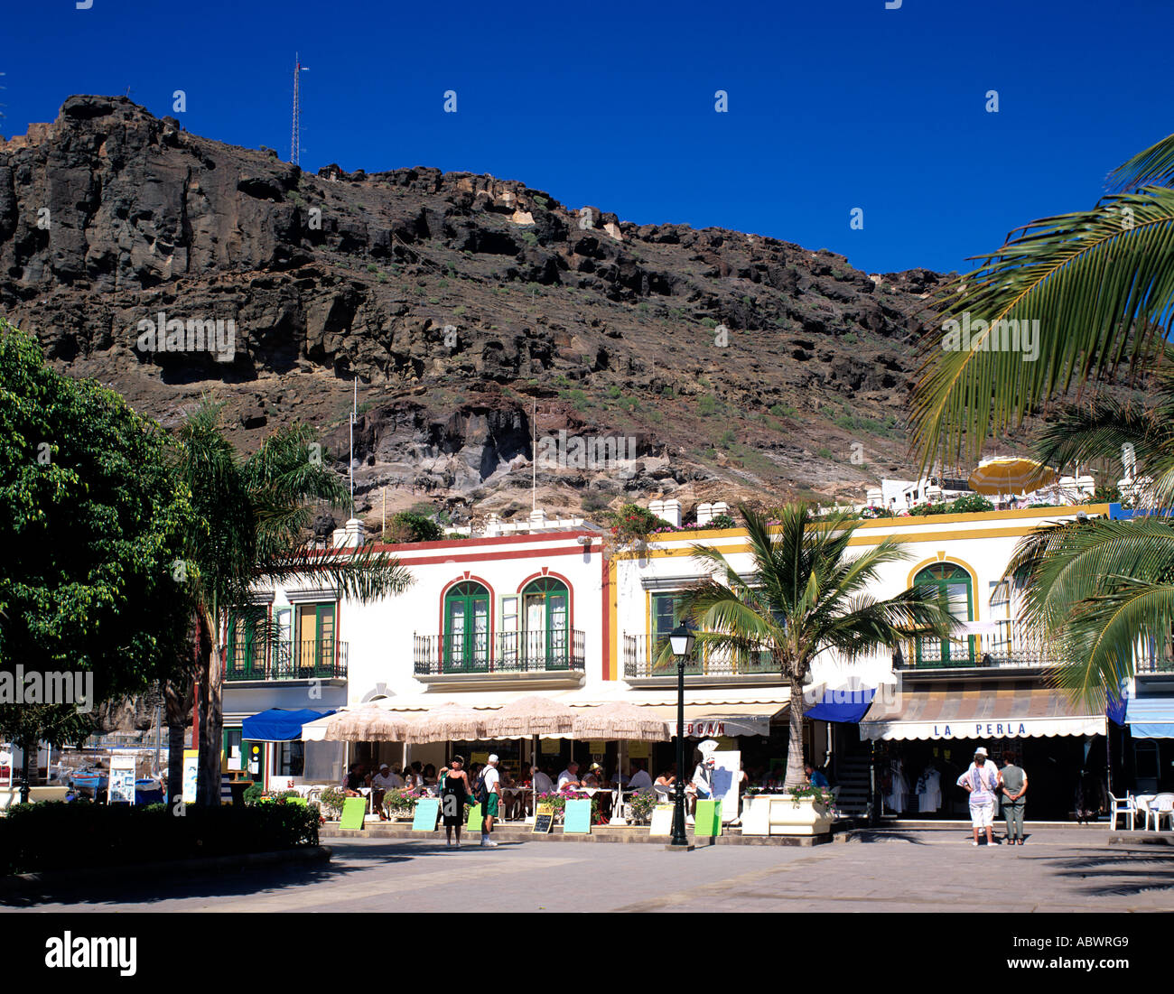 Puerto de mogan puerto de morgan hi-res stock photography and images ...