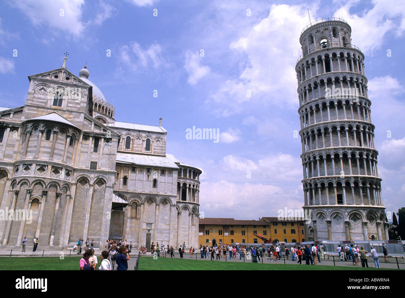 Famous Leaning Tower of Pisa in beautiful Pisa Italy Europe Stock Photo ...