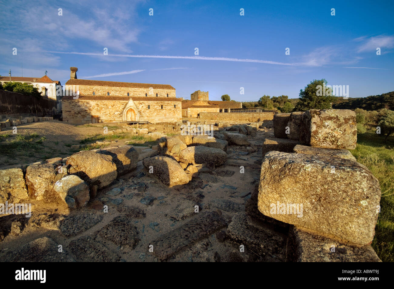 historic walled village Stock Photo - Alamy