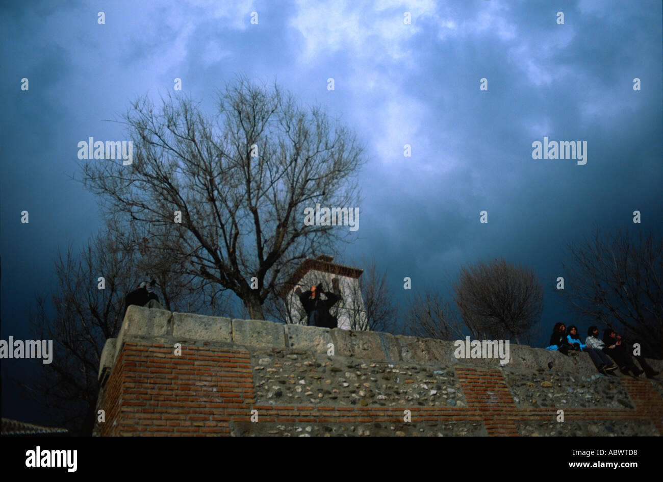 People watching from a far hi-res stock photography and images - Alamy