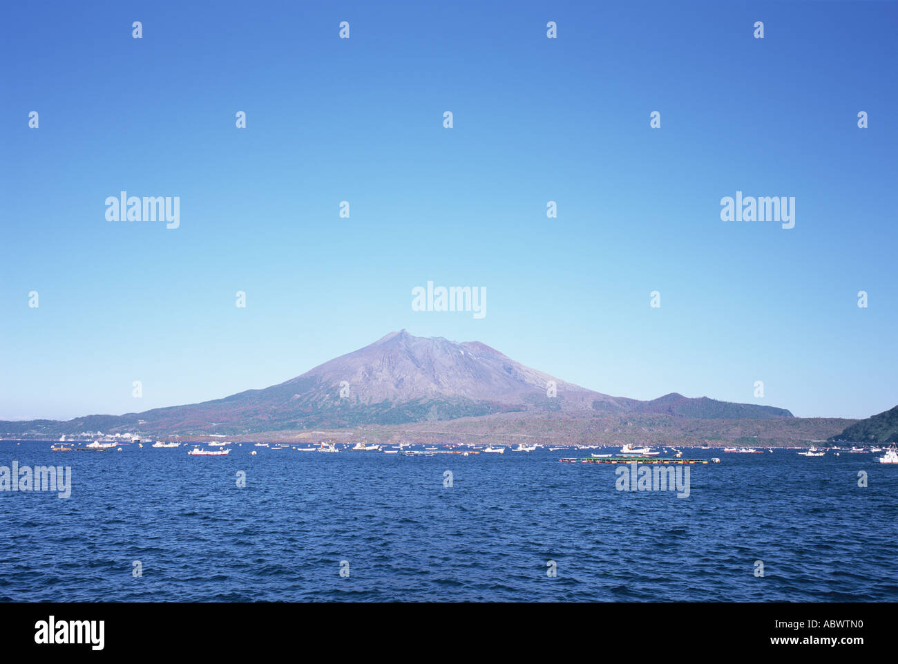 Mt Sakurajima Kagoshima Prefecture Japan Stock Photo - Alamy