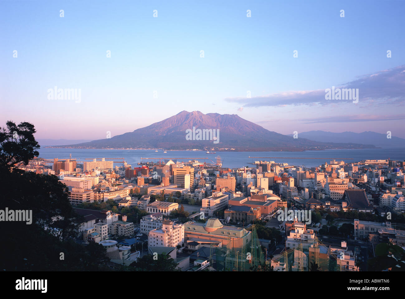 Mt Sakurajima Kagoshima Prefecture Japan Stock Photo - Alamy