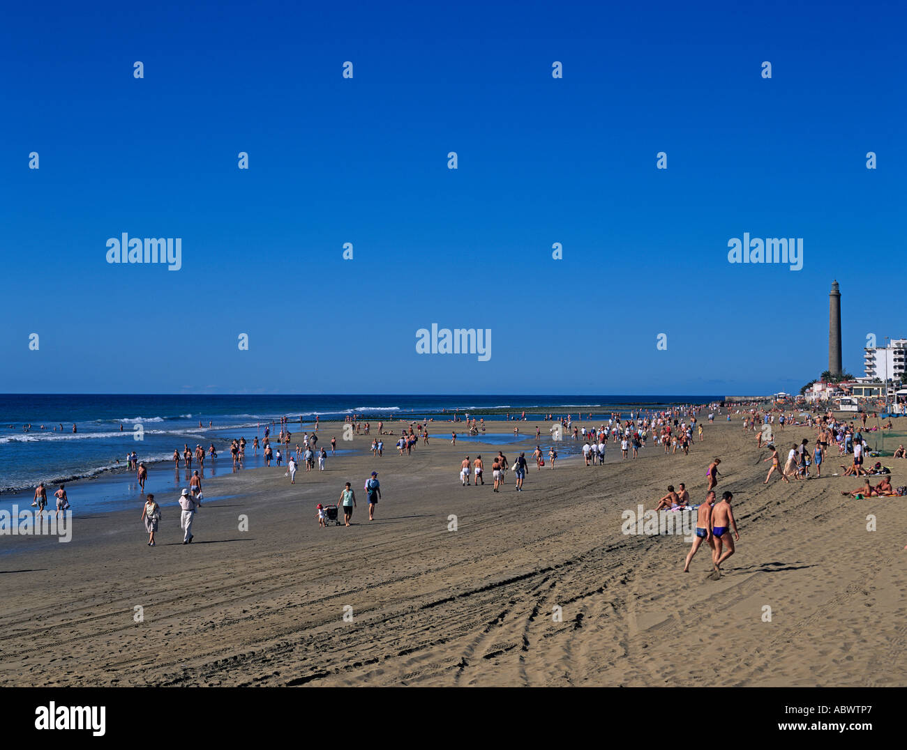 Spain Canary Canaries Maspalomas Stock Photo - Alamy