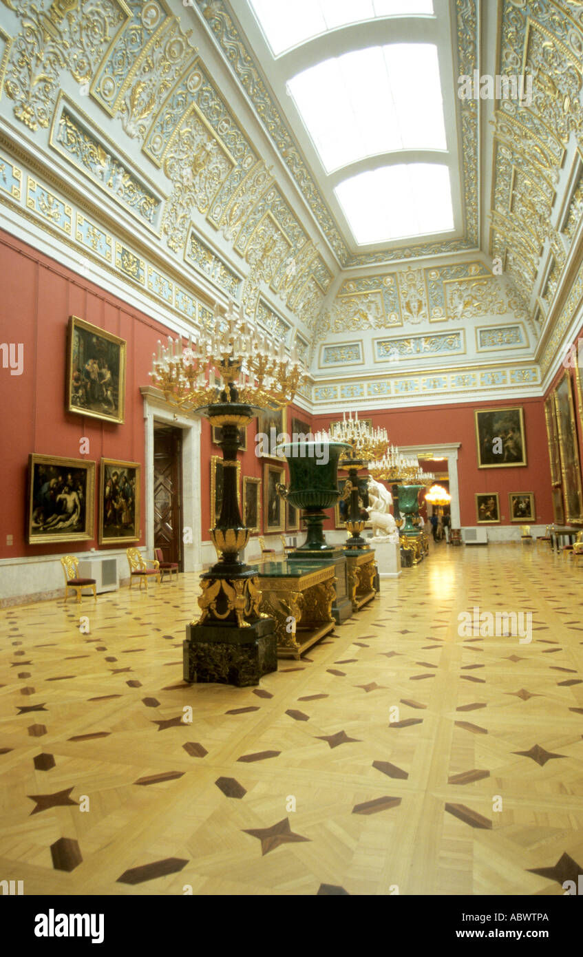 Interior of the Hermitage in St Petersburg Russia Stock Photo - Alamy