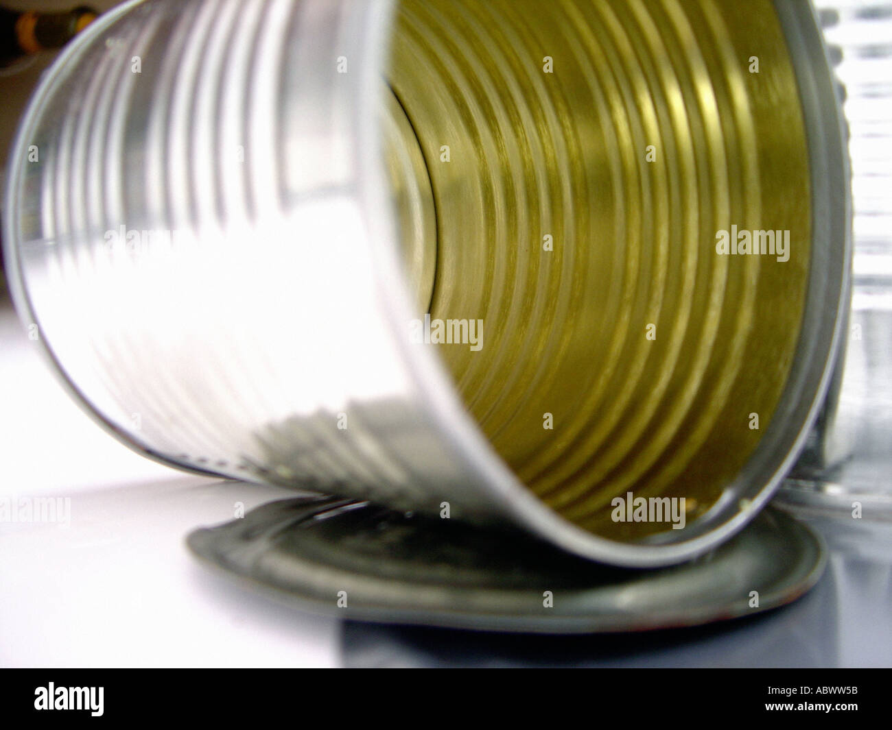 Still Life of Aluminum Aluminium Tin Cans Without Labels Ready For ...