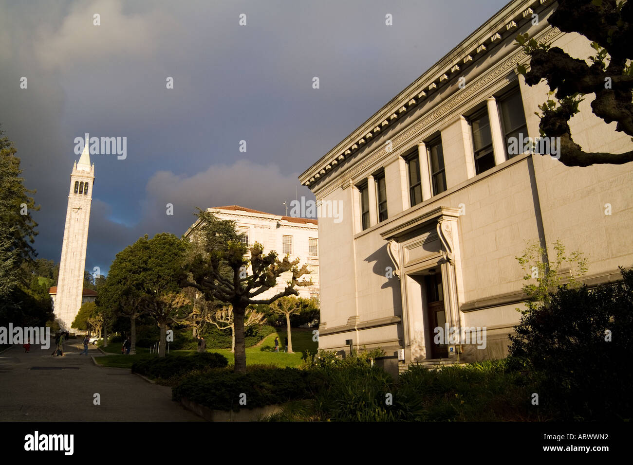 Famous Sather Tower at the University of California at Berkeley called ...