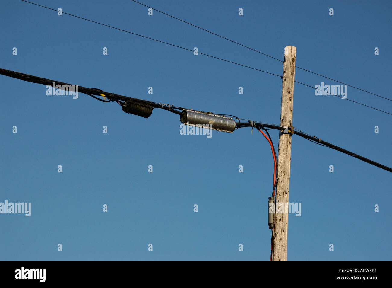 Telephone pole Stock Photo - Alamy