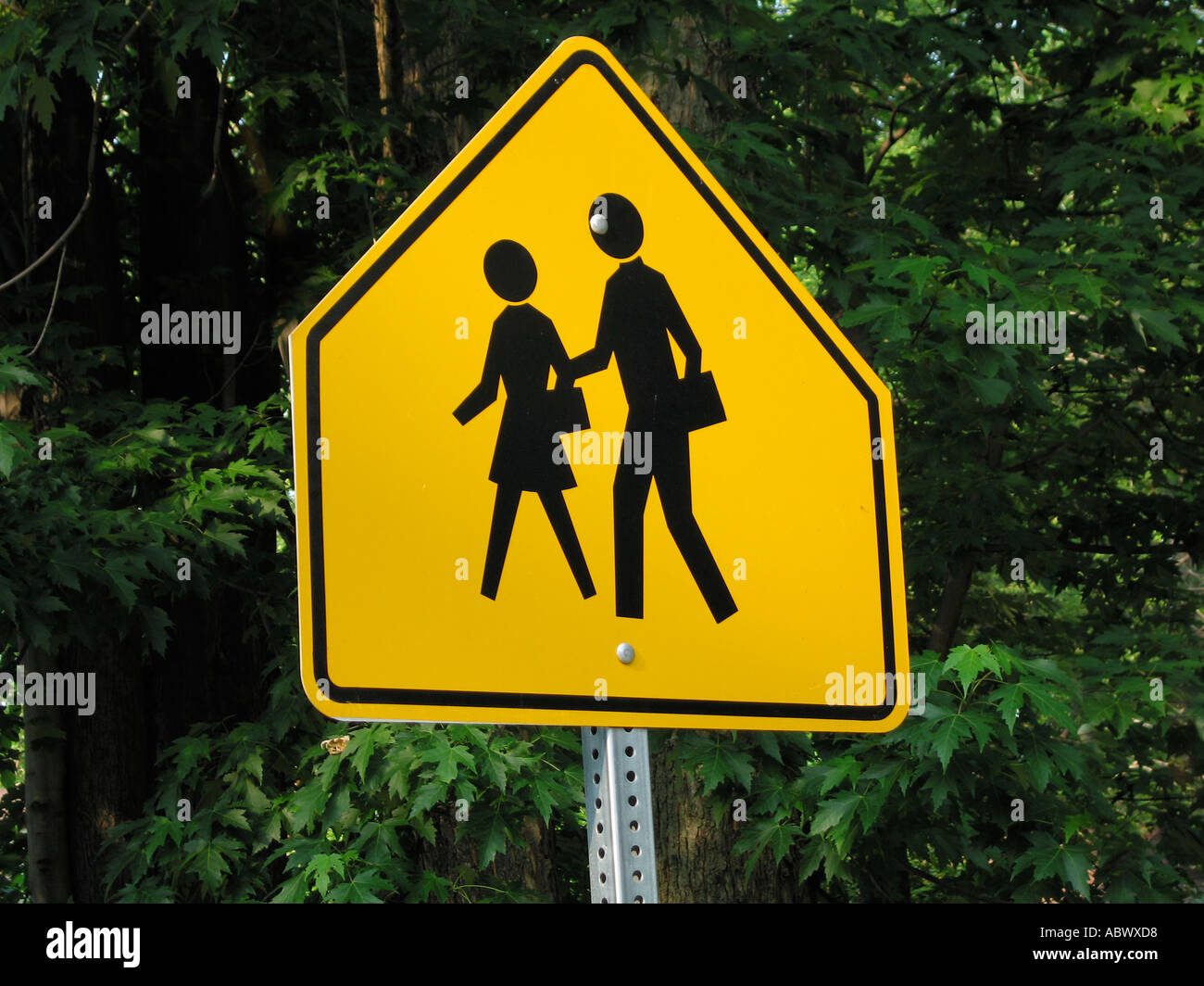 Children crossing sign Stock Photo - Alamy