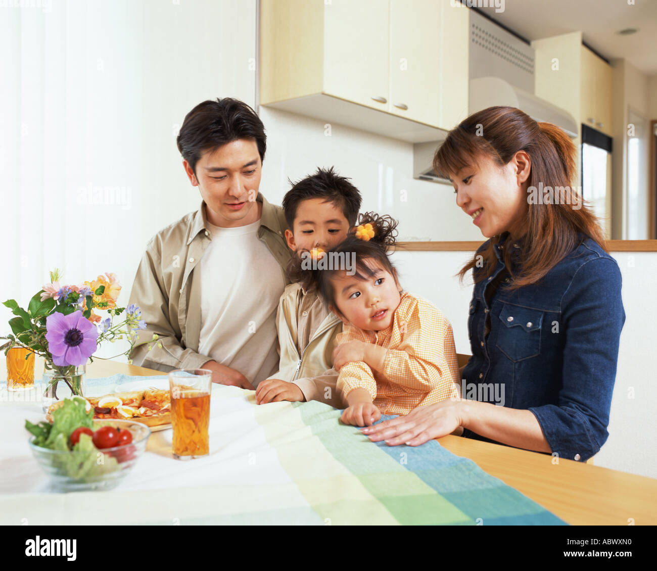 Girl glasses sitting table hi-res stock photography and images - Alamy