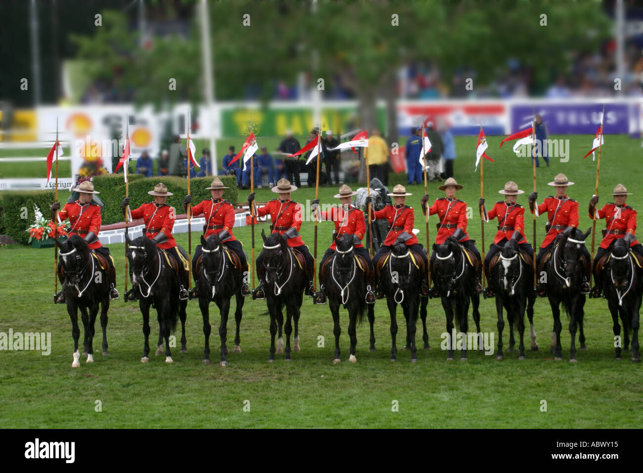 ROYAL CANADIAN MOUNTED POLICE MUSICAL RIDE Stock Photo - Alamy