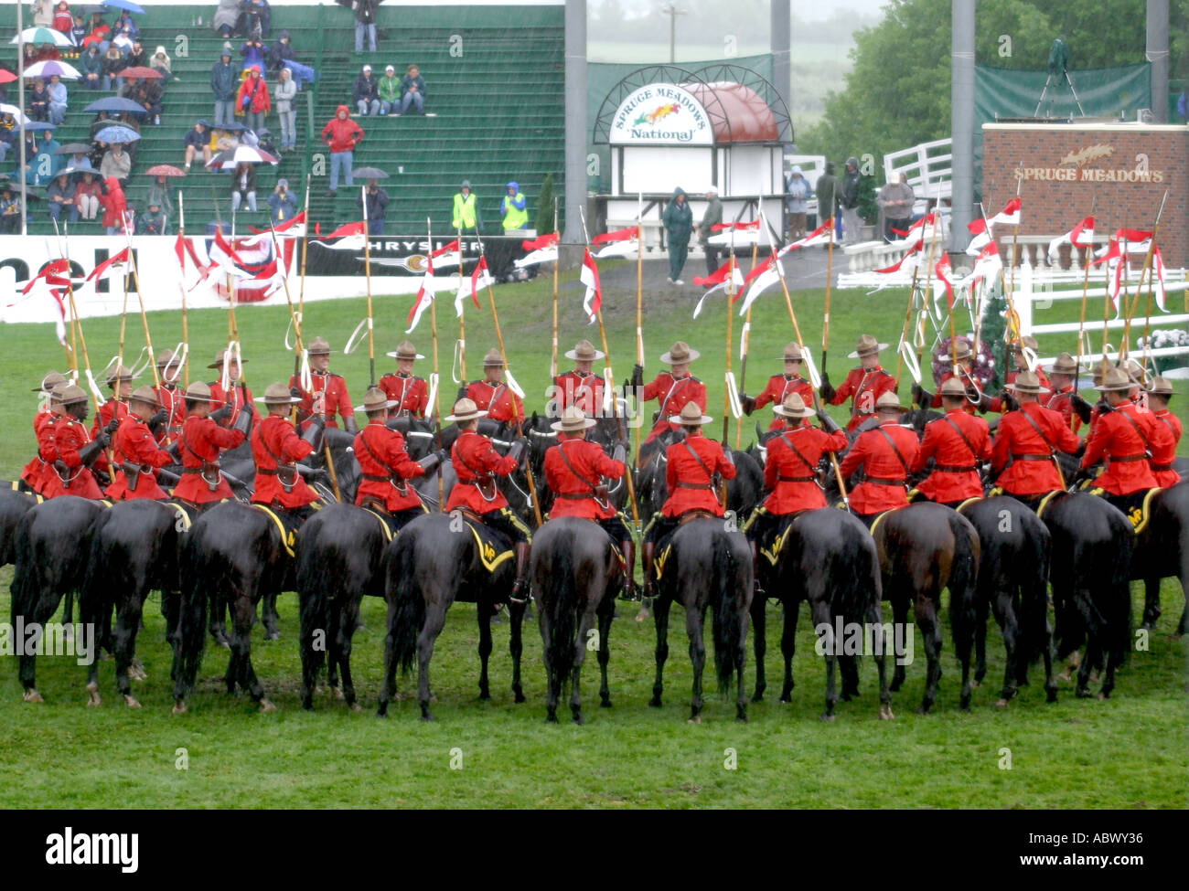 ROYAL CANADIAN MOUNTED POLICE MUSICAL RIDE Stock Photo - Alamy