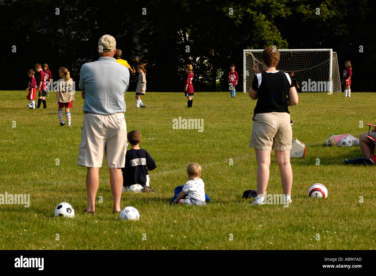 Little league soccer Stock Photo - Alamy