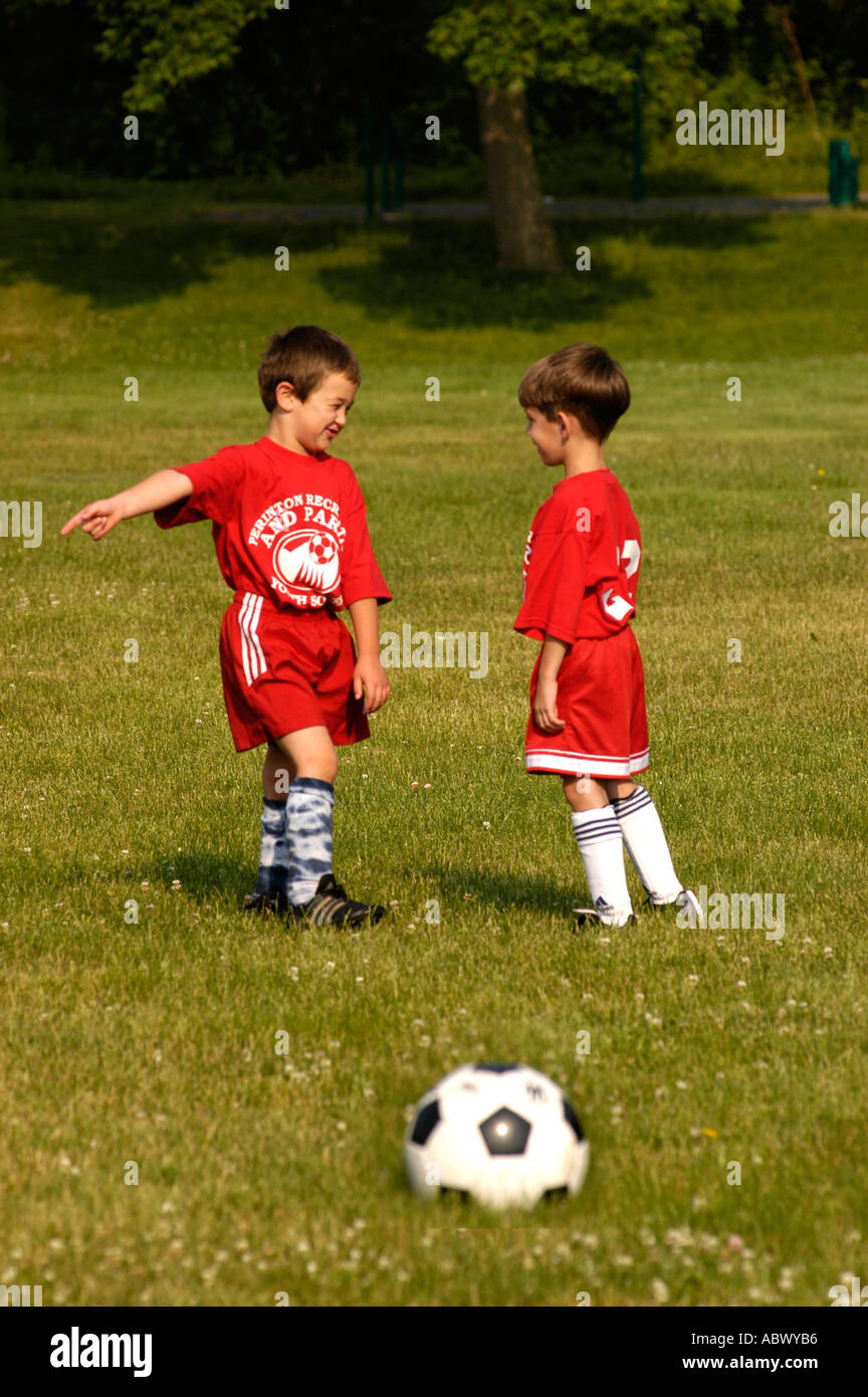 Little league soccer Stock Photo - Alamy