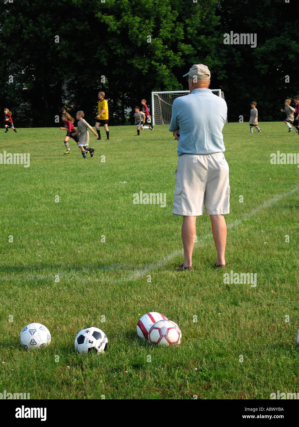 Little league soccer Stock Photo - Alamy