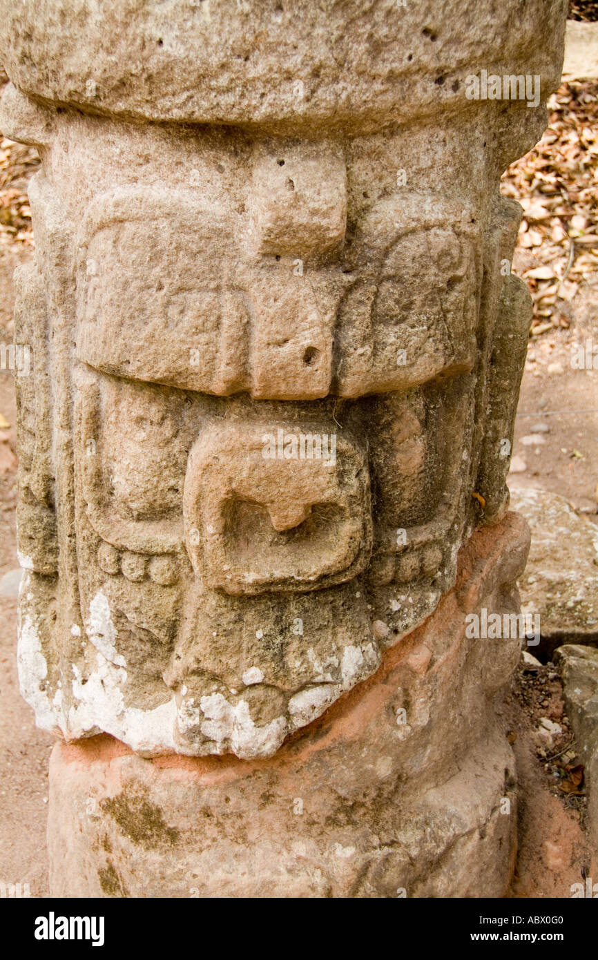 Carved sculptures of Stone at the Fabulous Maya ruins of Mayan ...