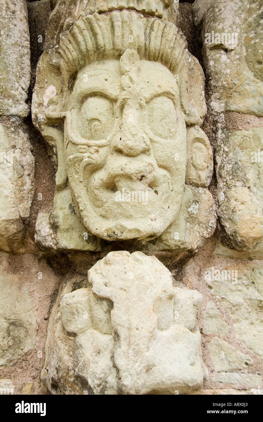 Carved sculptures of Stone at the Fabulous Maya ruins of Mayan ...