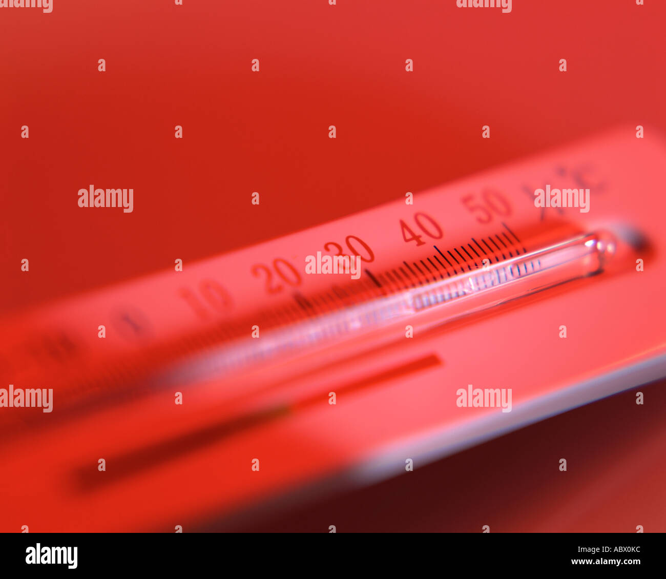 Side view of a thermometer Stock Photo - Alamy