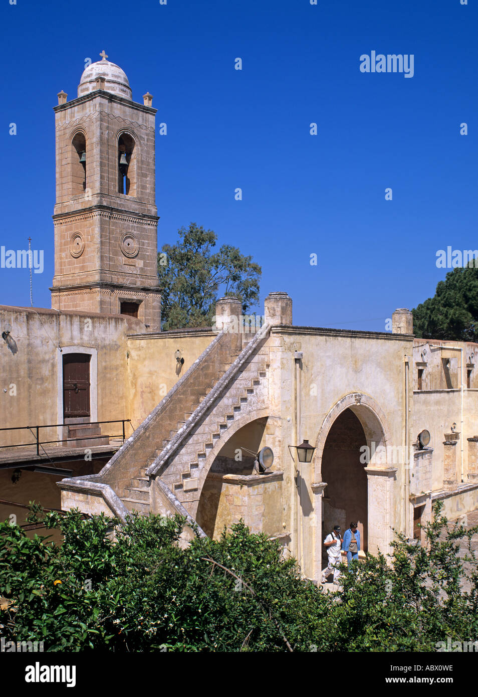 Greece Kreta Agia Triada Monastery Kloster Stock Photo - Alamy