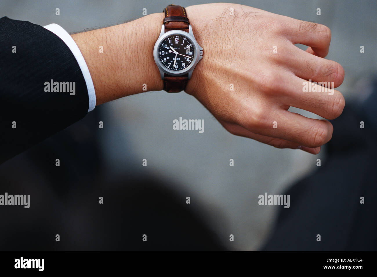 Front view of a wrist watch Stock Photo - Alamy