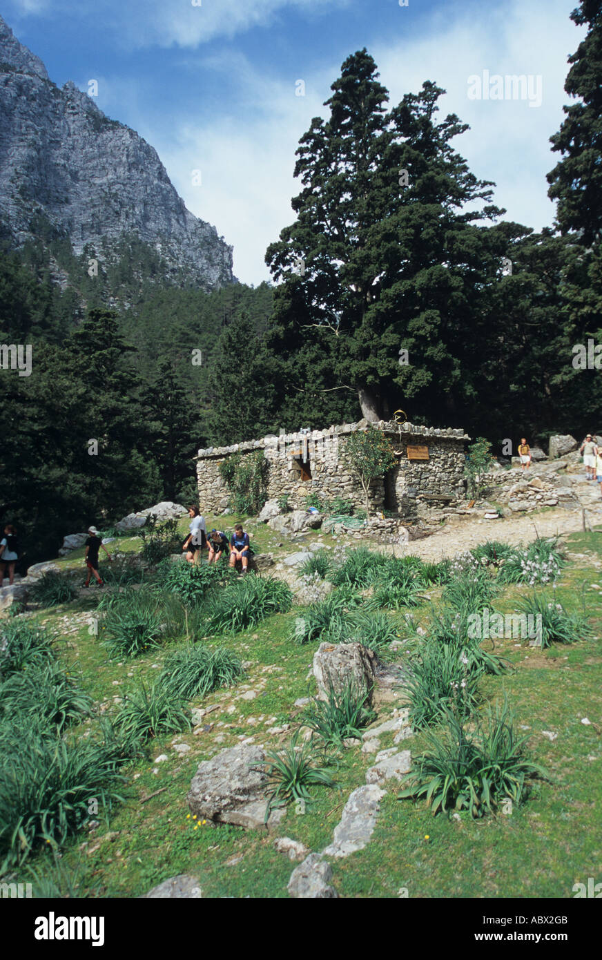Greece Kreta Samaria Schlucht Ravine Gorge Valley Stock Photo - Alamy