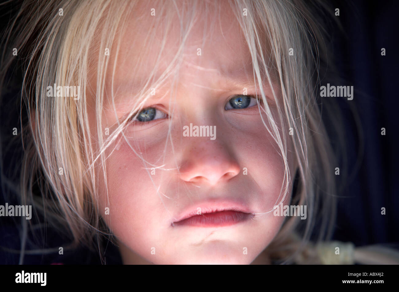 Young girl crying model released Stock Photo - Alamy
