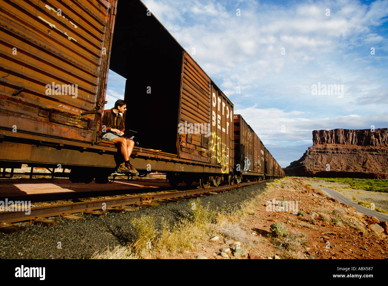Boxcar hobo hi-res stock photography and images - Alamy