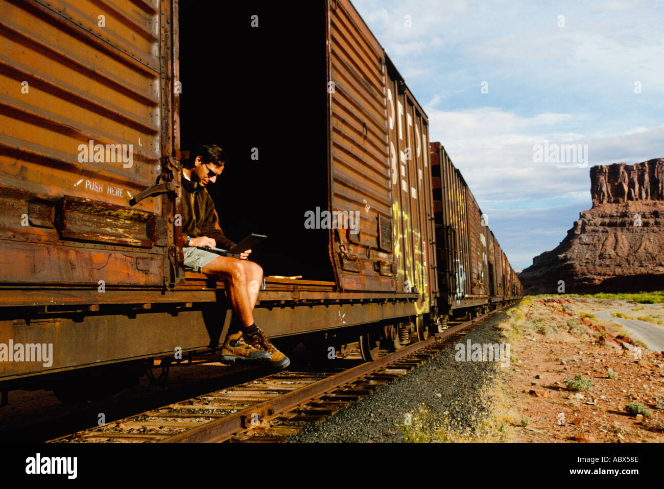 Boxcar hobo hi-res stock photography and images - Alamy