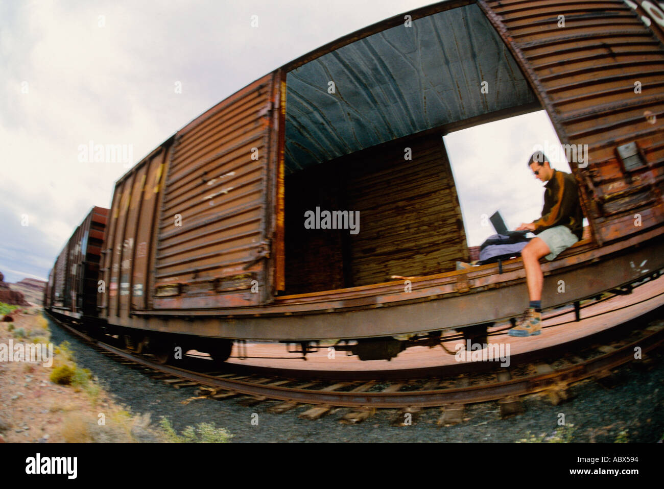 Boxcar hobo hi-res stock photography and images - Alamy