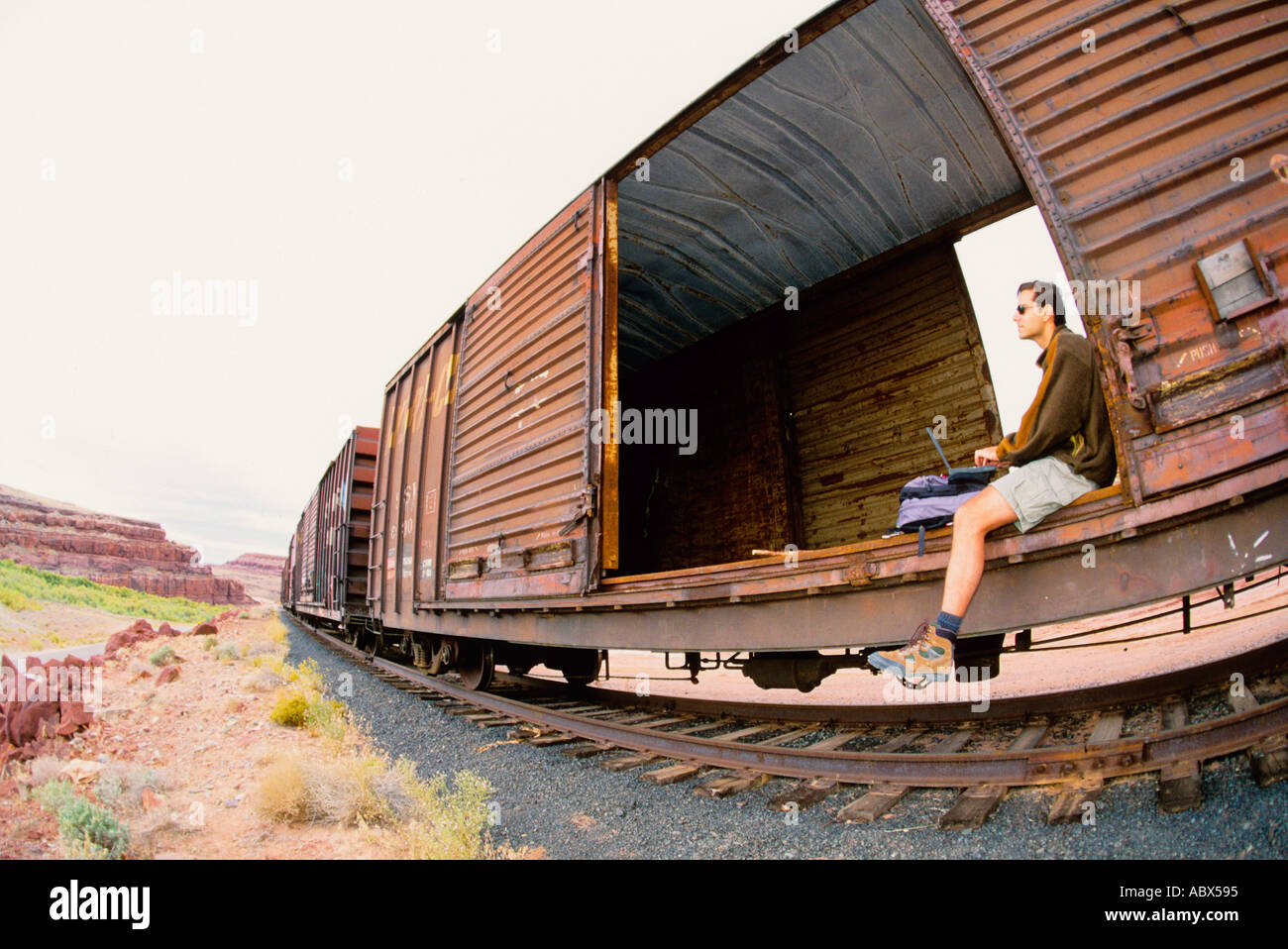 Boxcar hobo hi-res stock photography and images - Alamy