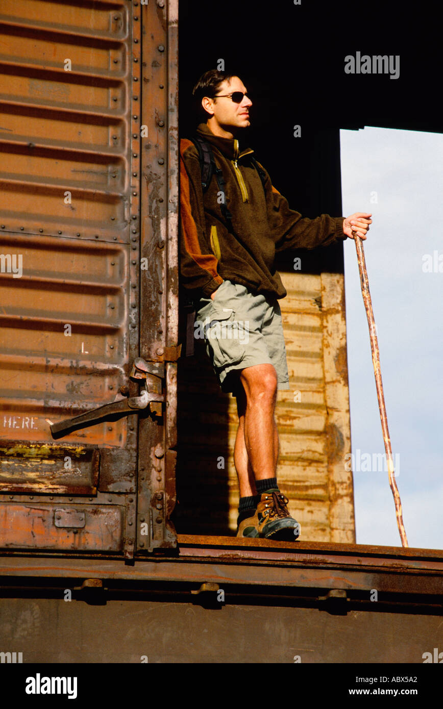 Boxcar hobo hi-res stock photography and images - Alamy