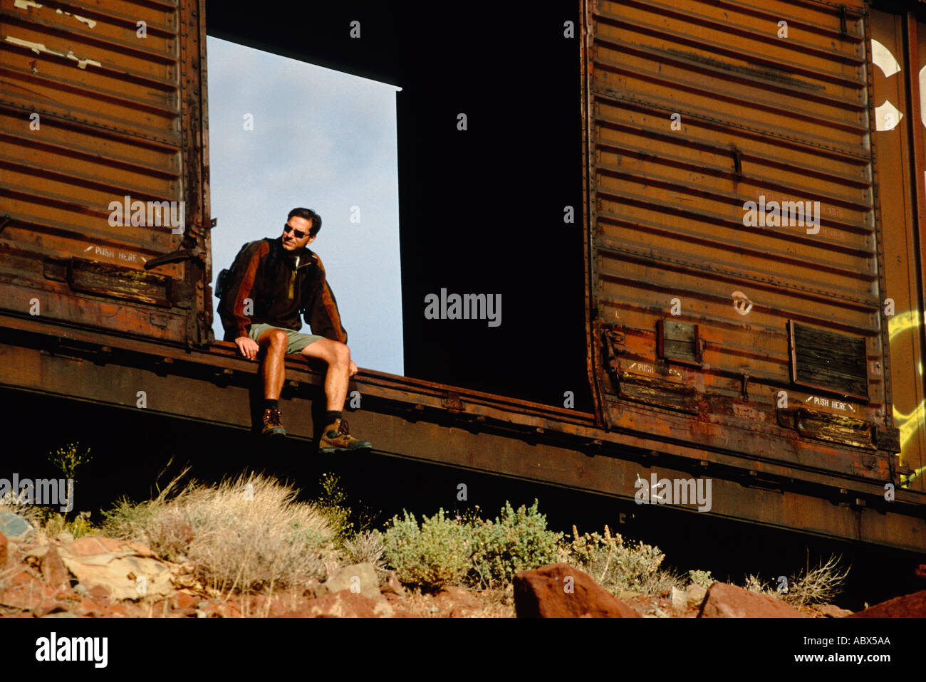 Boxcar hobo hi-res stock photography and images - Alamy
