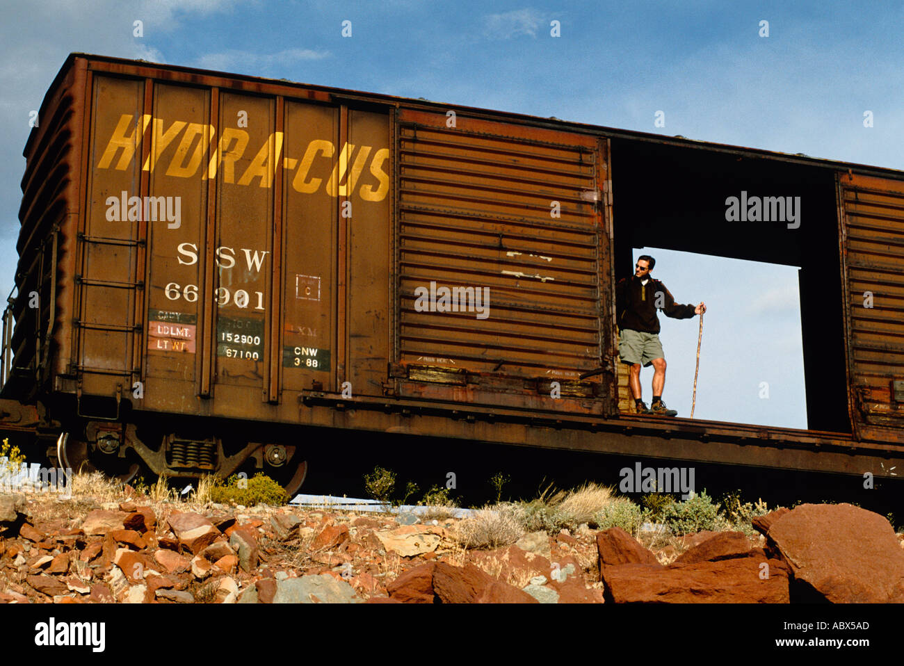 Boxcar hobo hi-res stock photography and images - Alamy